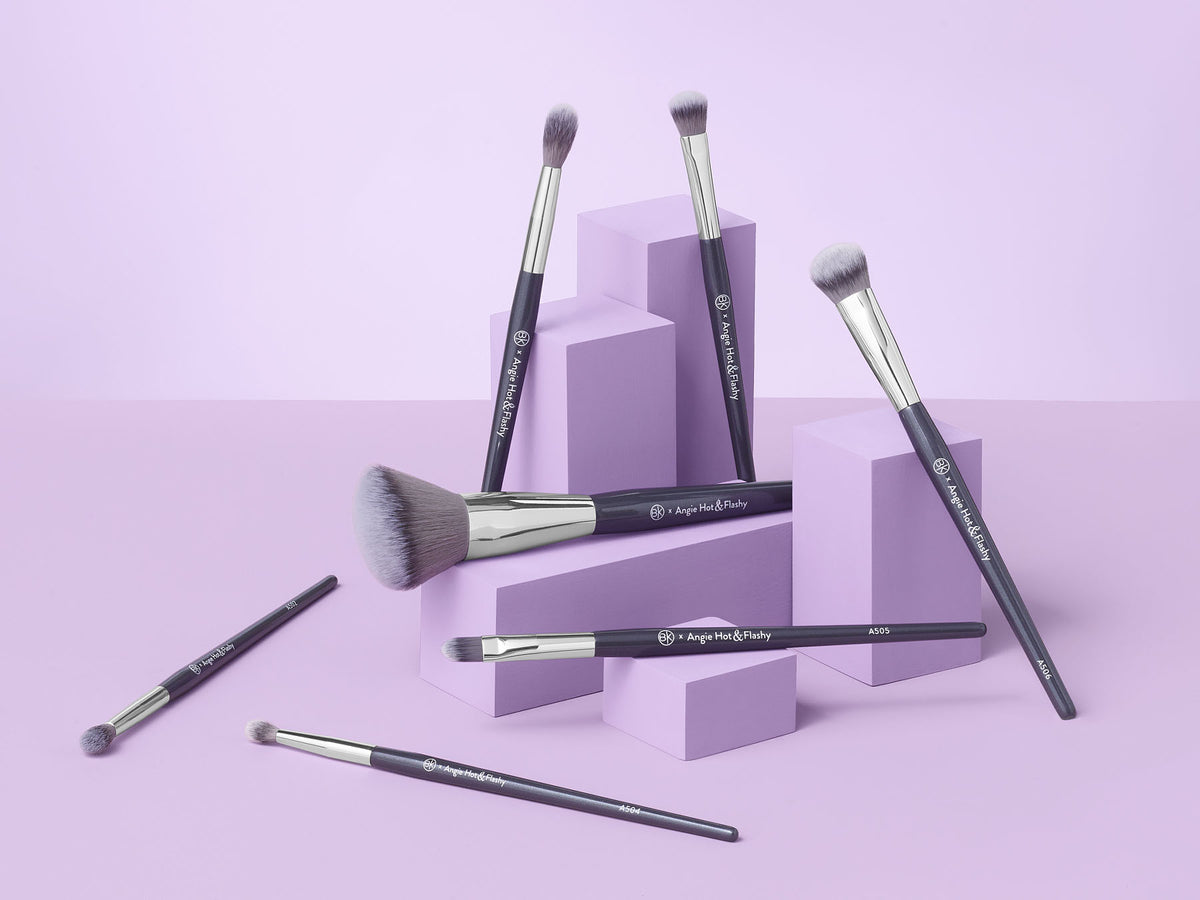 Angie Hot And Flashy Makeup Brush Set 7pc